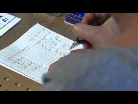 Square Root With Backtracking Montessori Elementary Math Youtube