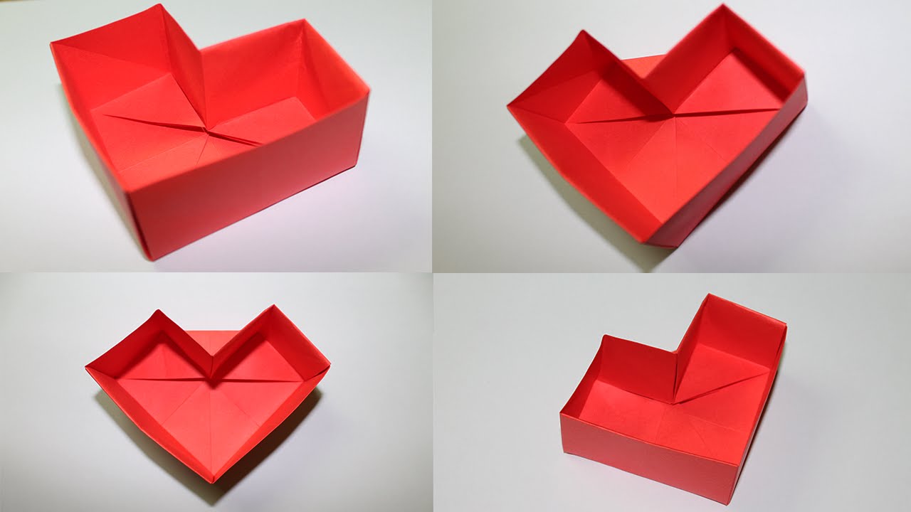 Origami Heart Box A Creative Way To Express Love Easy Origami Tutorial