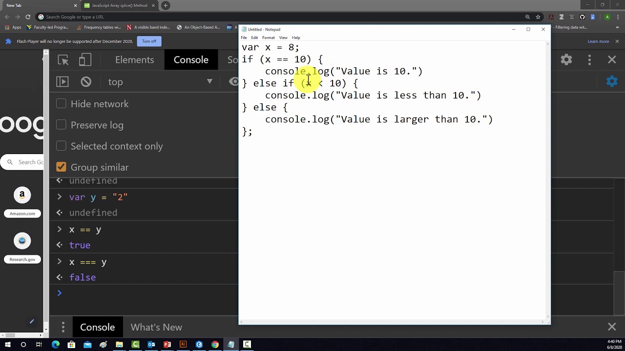 Javascript Conditional Statements Youtube