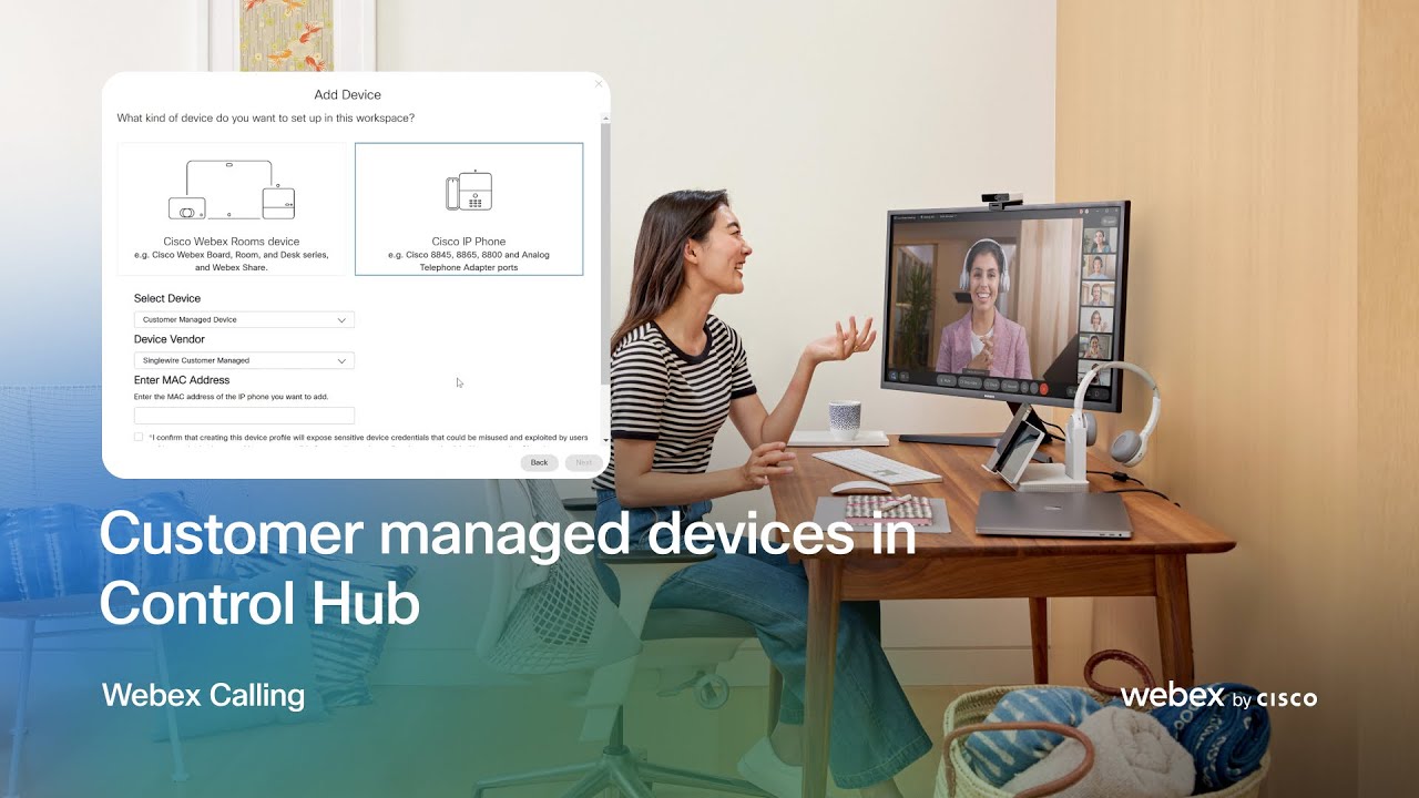 Customer Managed Devices In Control Hub Youtube