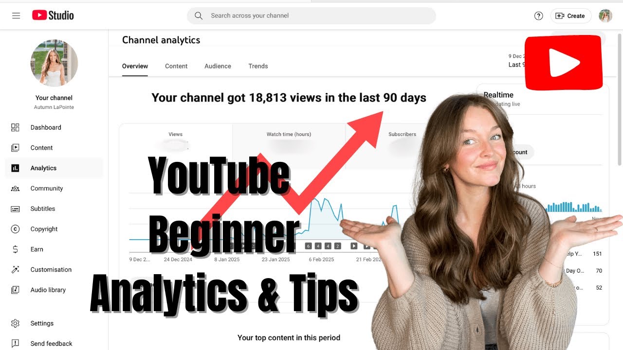 How I Boosted My Youtube Analytics As A Beginner Tips Goals For