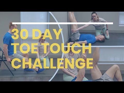 30 Day Toe Touch Flexibility Challenge Hamstring Stretching Routine