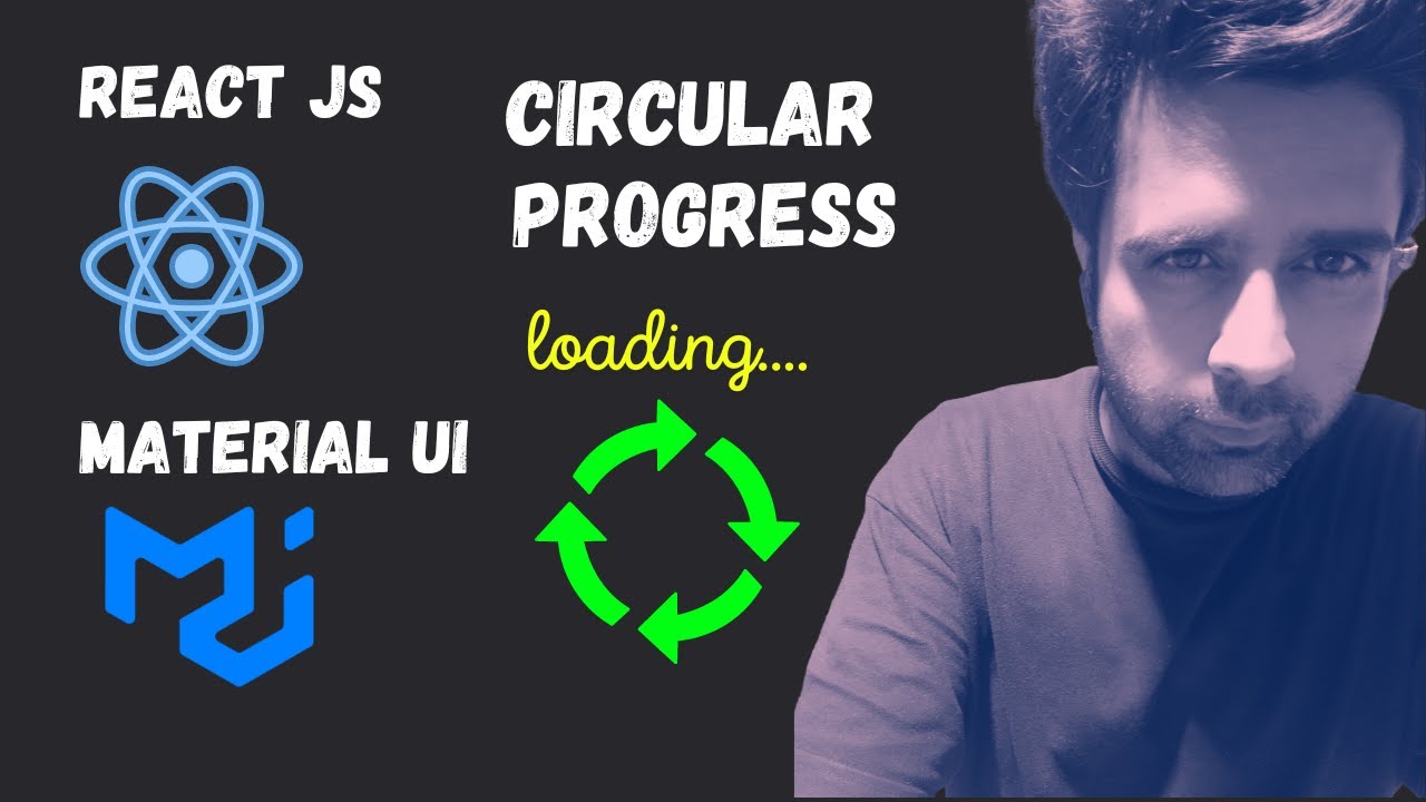 How To Use Circular Progress Material Ui React Js Youtube