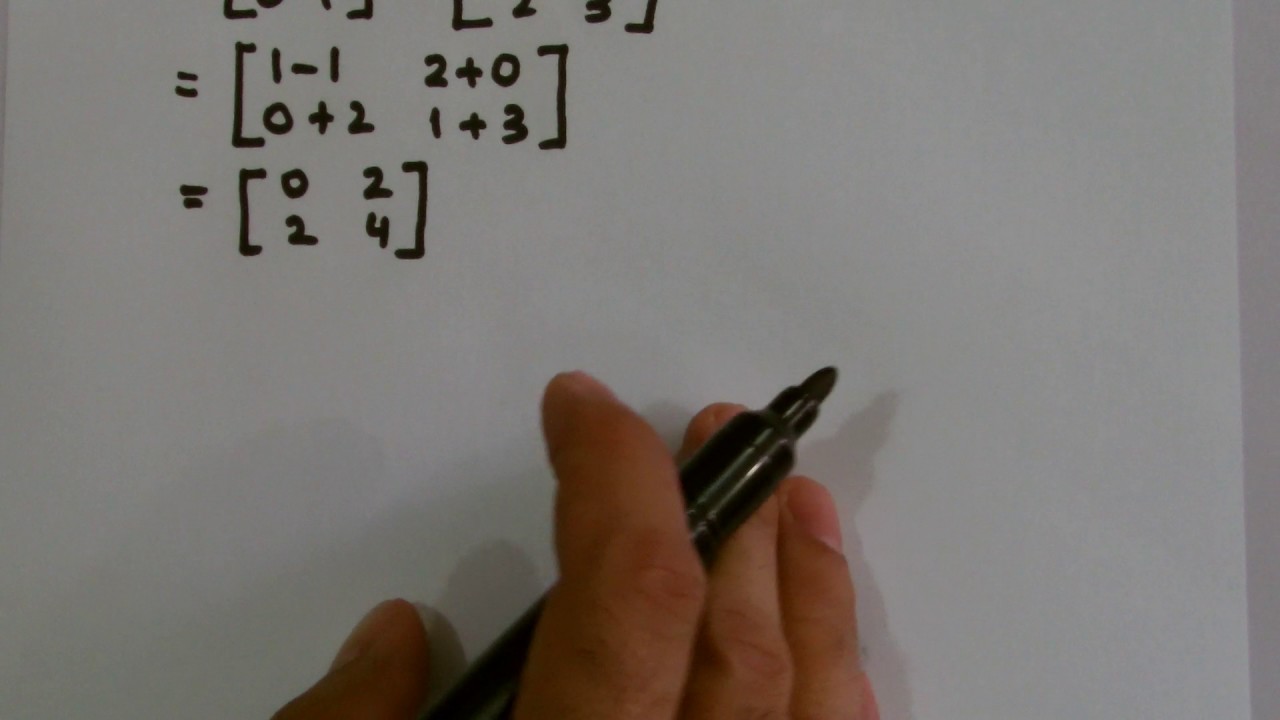 Matrices 1 Youtube
