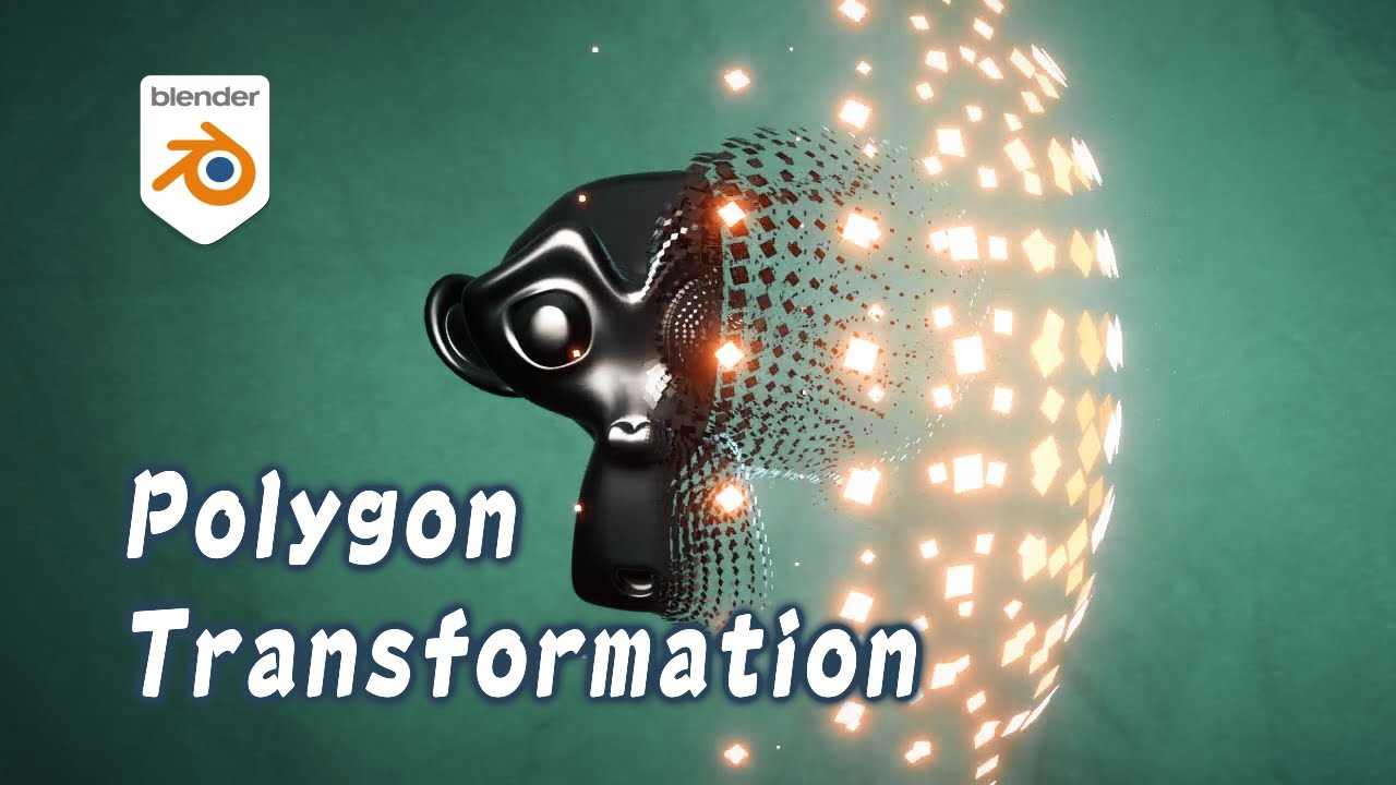 Tut Polygon Animation Blender Animation Nodes Beginner Youtube