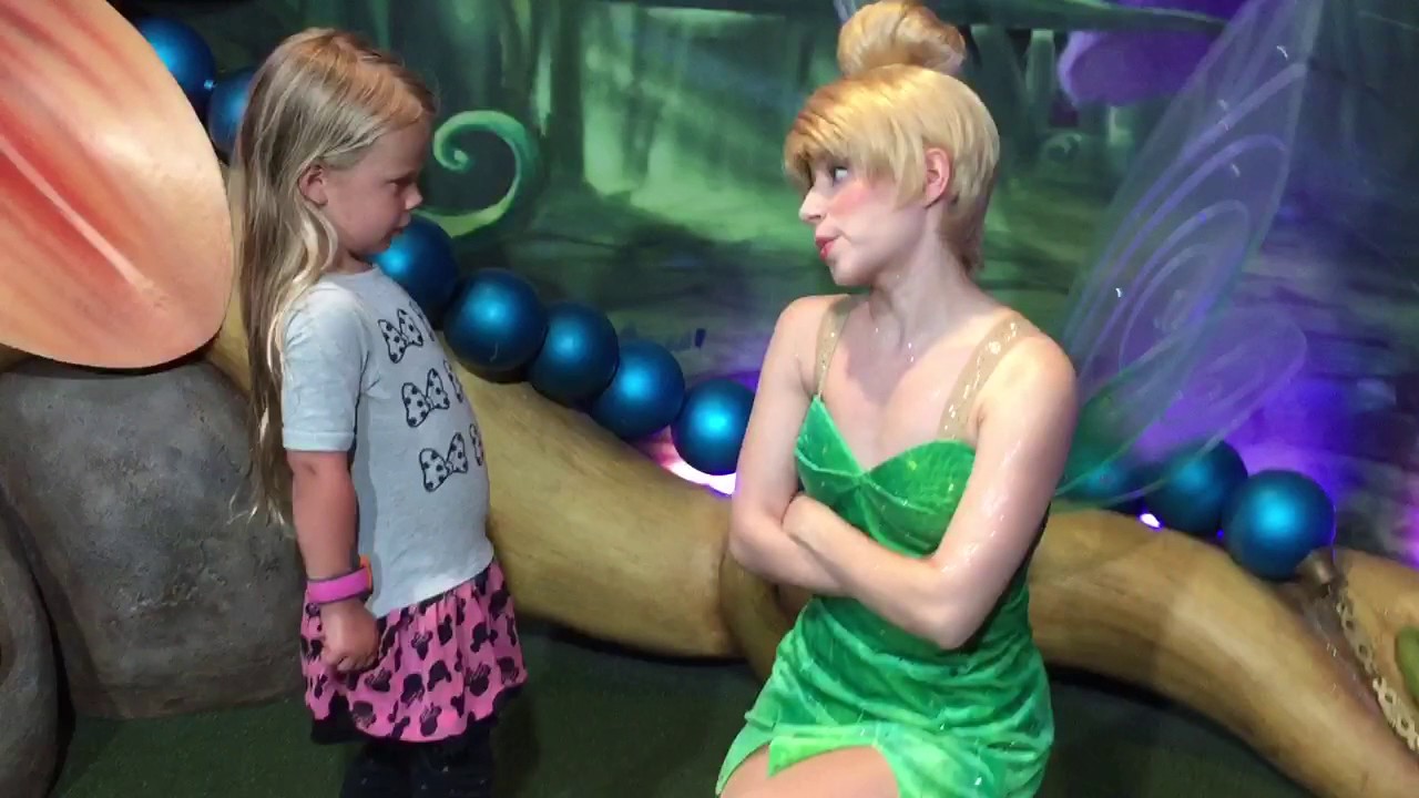 Lila Meets Tinker Bell At Walt Disney World Youtube