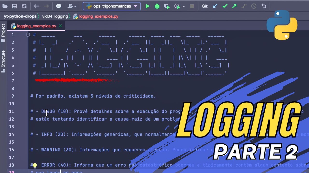 Python Logging Avançado Youtube