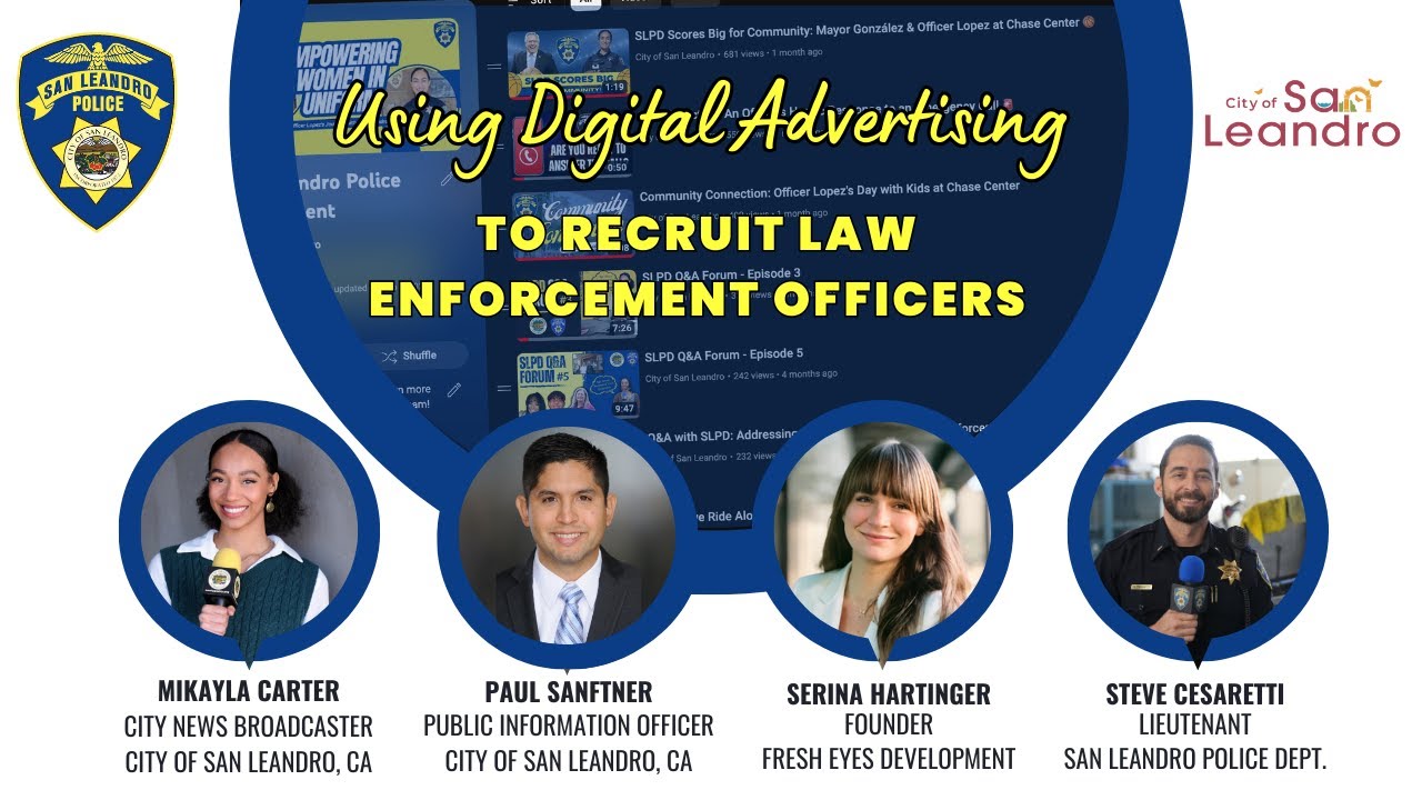 Webinar Using Digital Advertising To Recruit Law Enforcement Officers