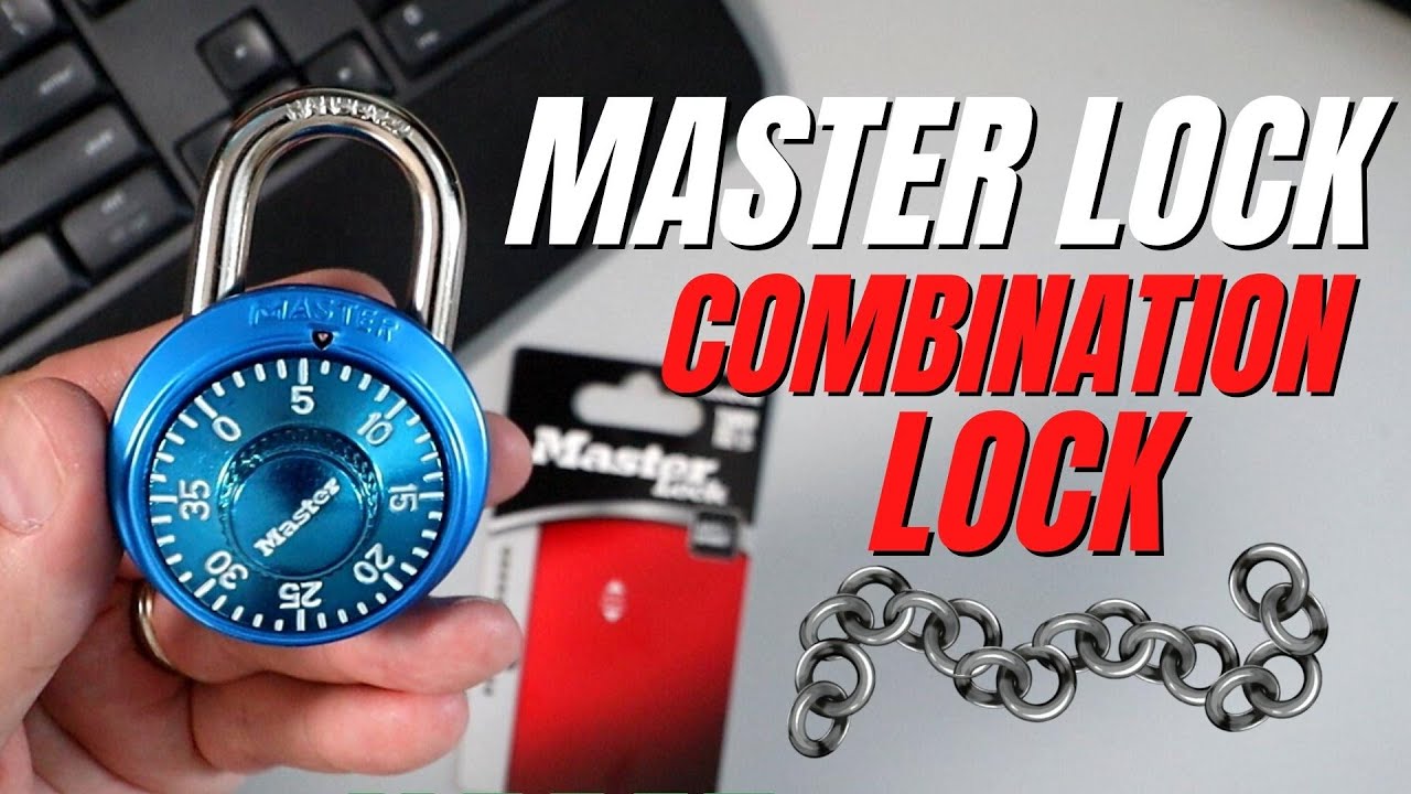 Master Lock Combination Lock Overview Youtube