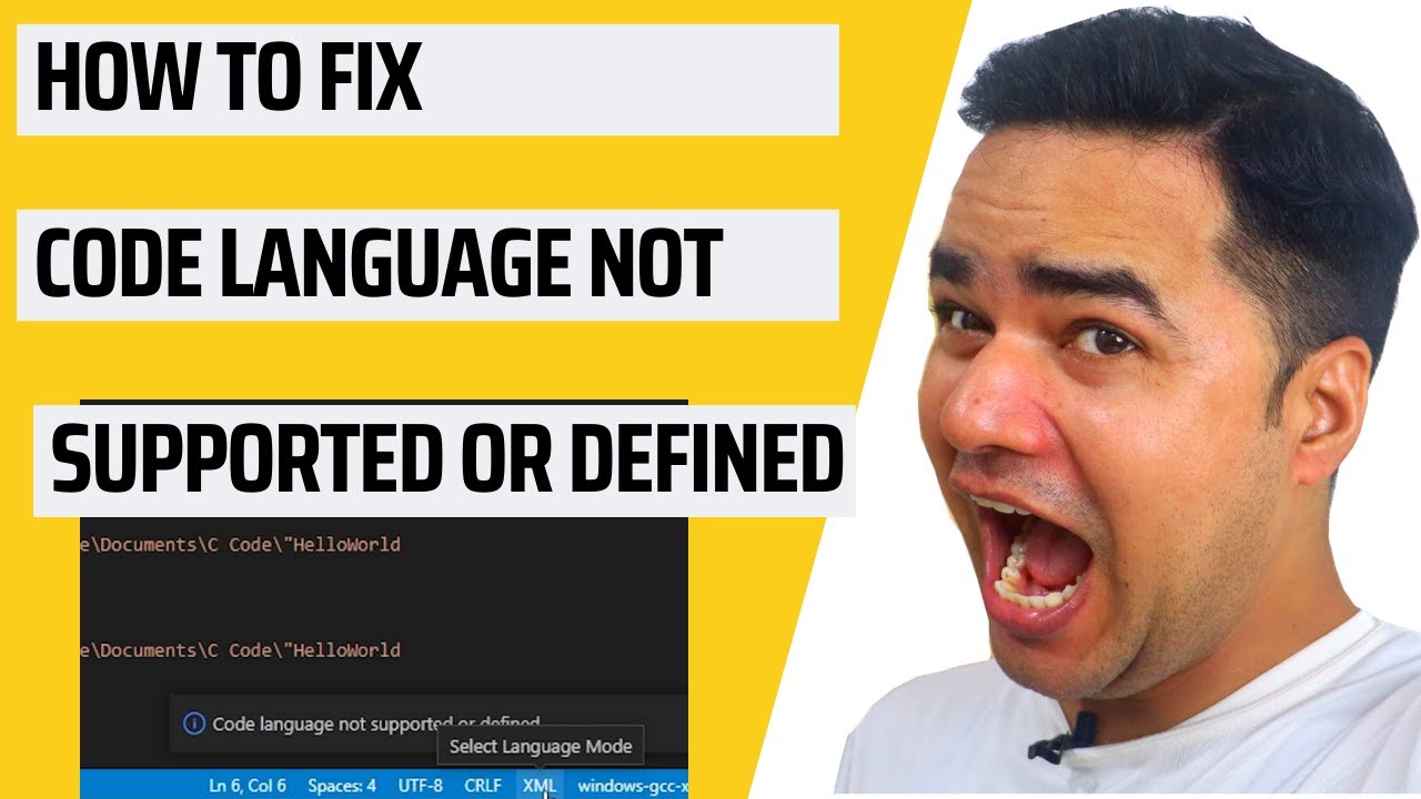 How To Fix Code Language Not Supported Or Defined In Visual Studio Code
