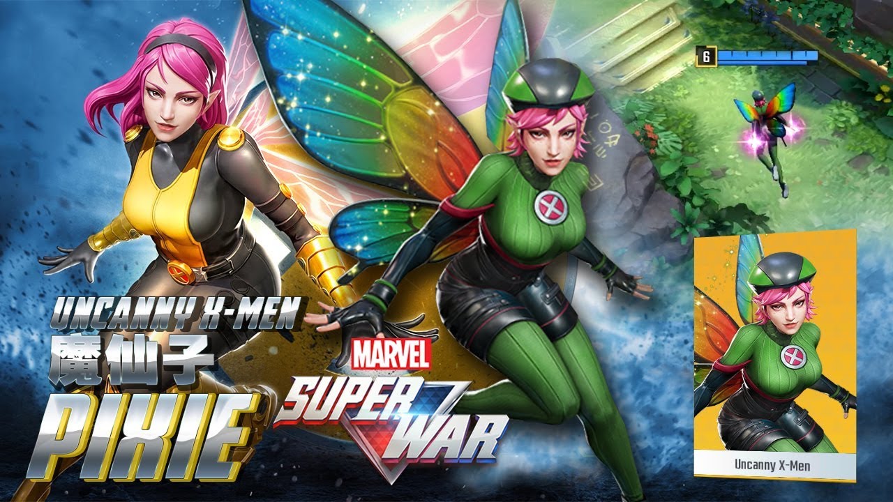 Marvel Super War Pixie 魔仙子 Uncanny X Men New Support Hero Gameplay