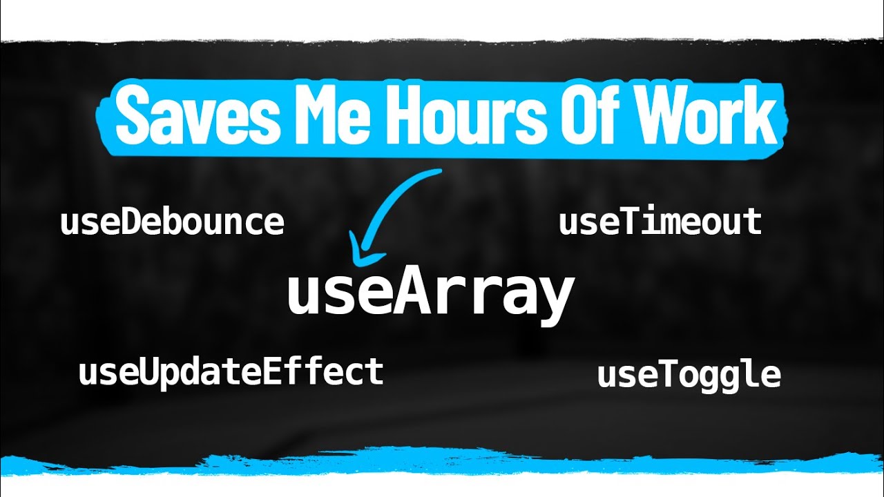 5 Custom React Hooks You Need In Every Project Youtube