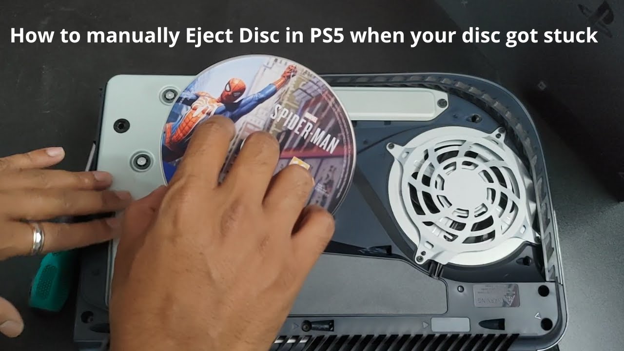 How To Manually Eject Disc In Ps5 When Your Disc Got Stuck Youtube