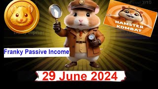 Hamster Kombat Daily Cipher Code Today 29 June 2024 Hamster Kombat ...