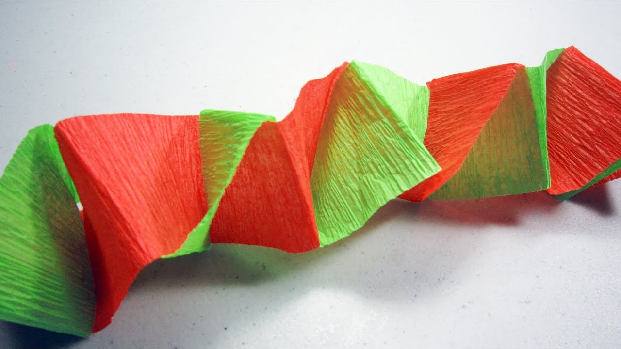 Cadenas De Papel Crepe Imagui