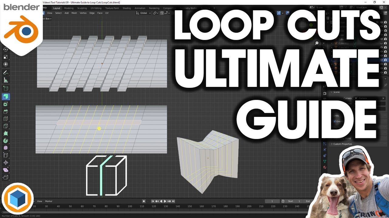 The Ultimate Guide To Loop Cuts In Blender Beginner Tutorial Youtube