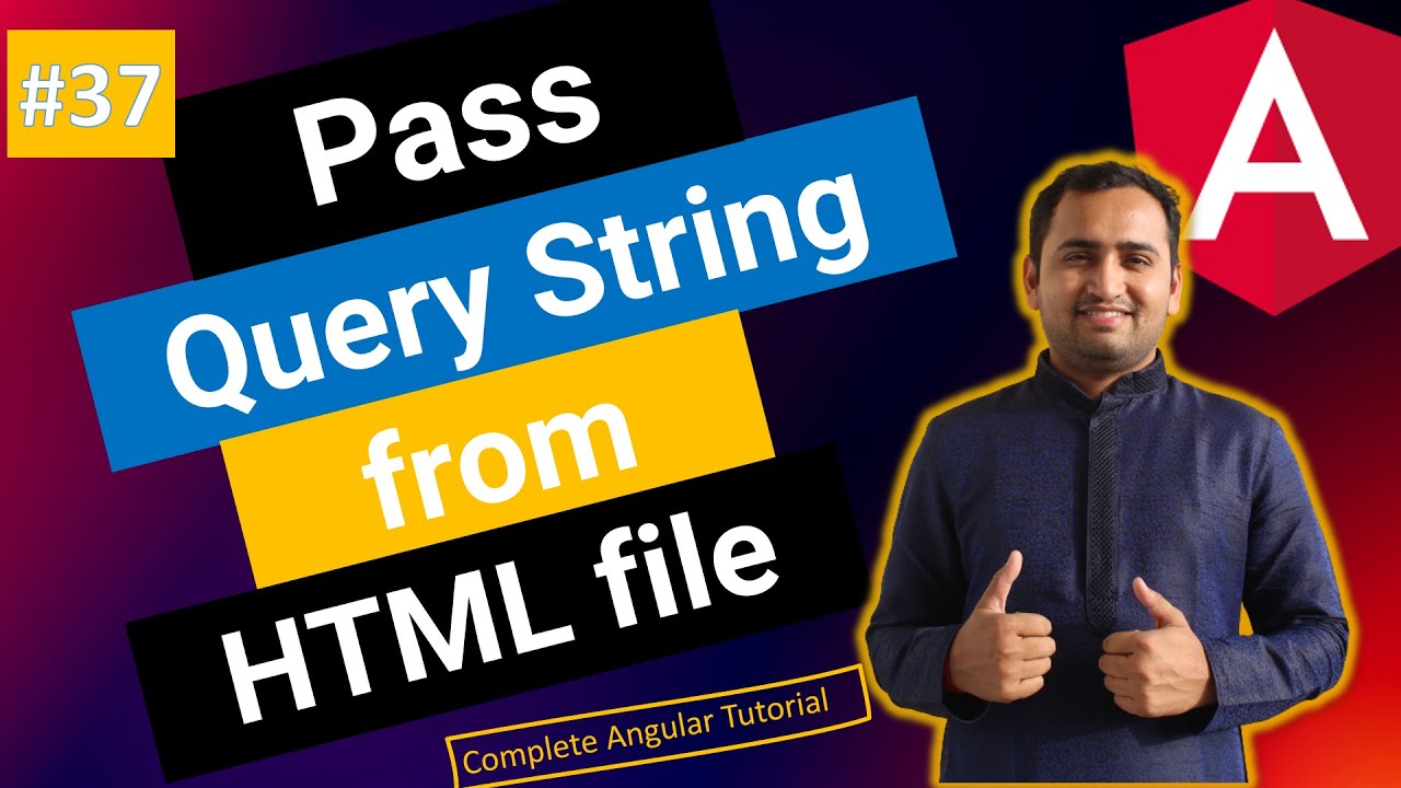 Pass The Query Params From Html Template Using Queryparams Angular