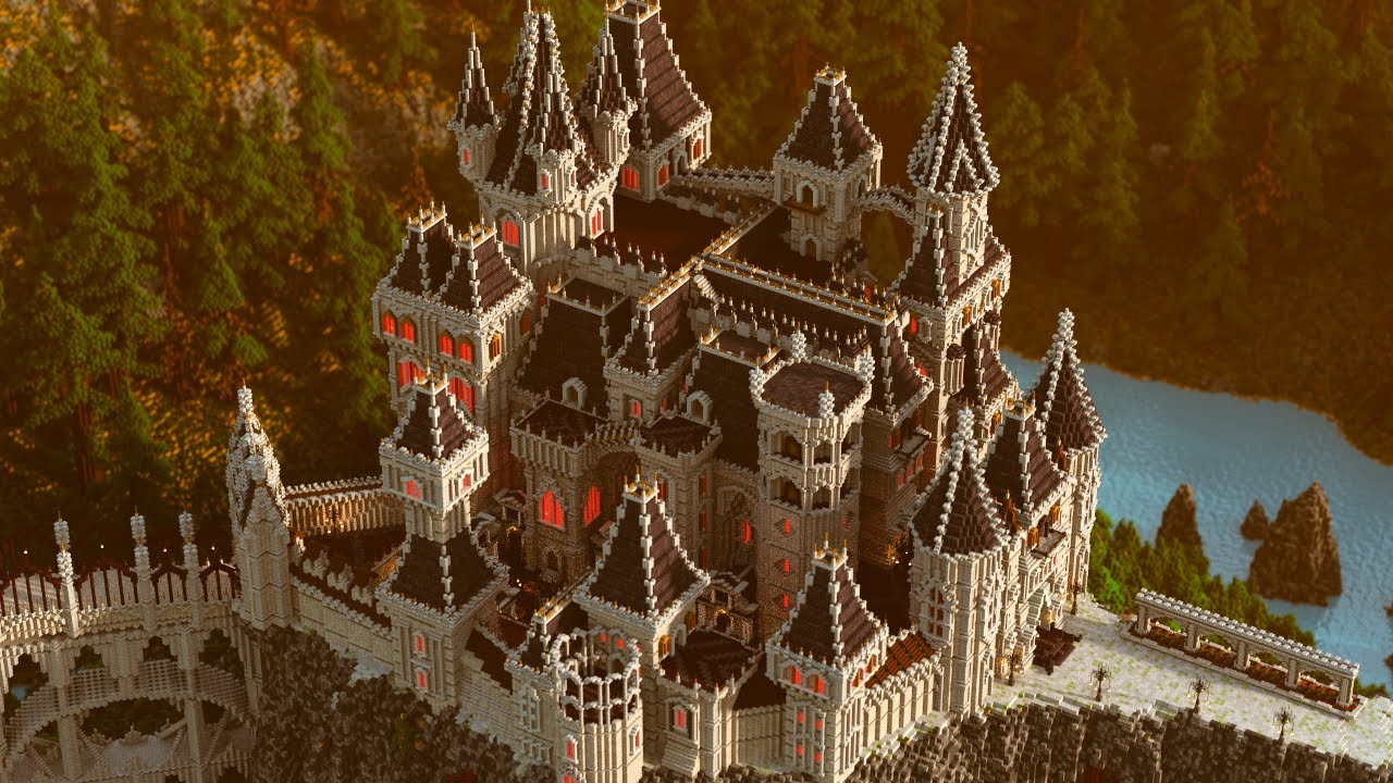 Dracula S Castle Gothic Castle And Gothic Village Timelapse Spooky