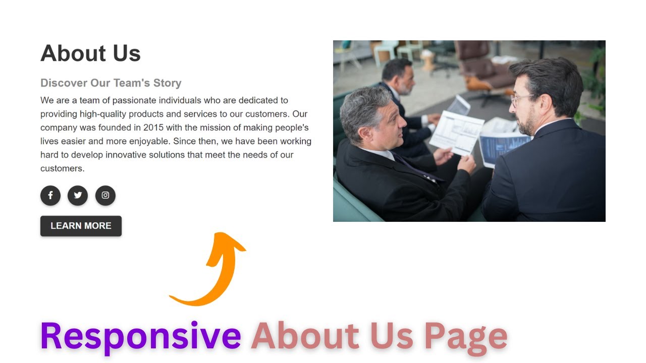 About Us Page Design Template Infoupdate Org