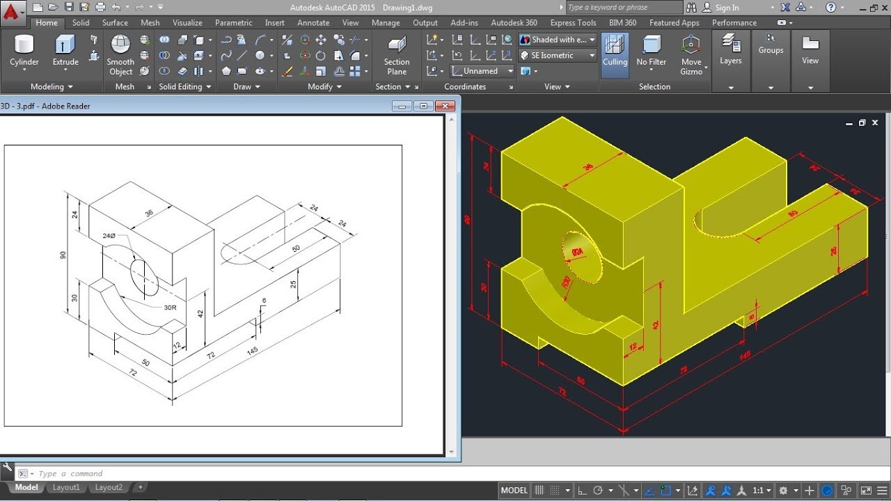 Autocad 3d Mechanical Engineering