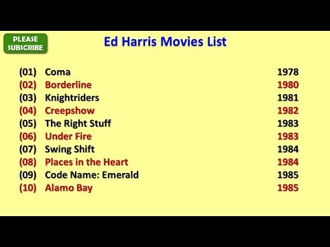 Ed Harris Movies List Youtube