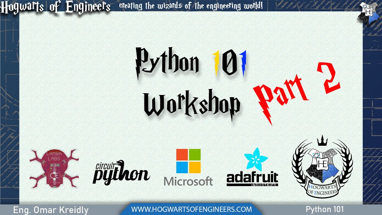 Python 101 Workshop Part 2 Youtube