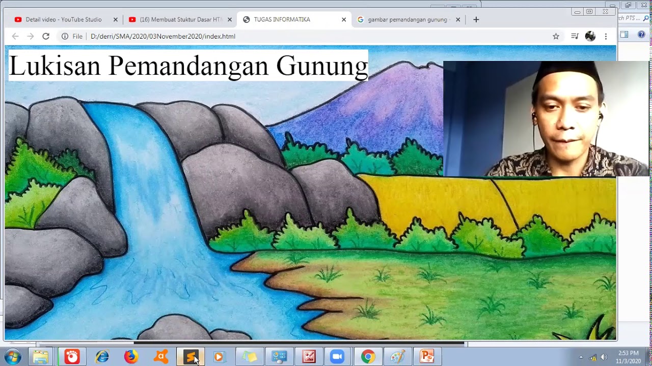 Coding Sederhana Html Youtube