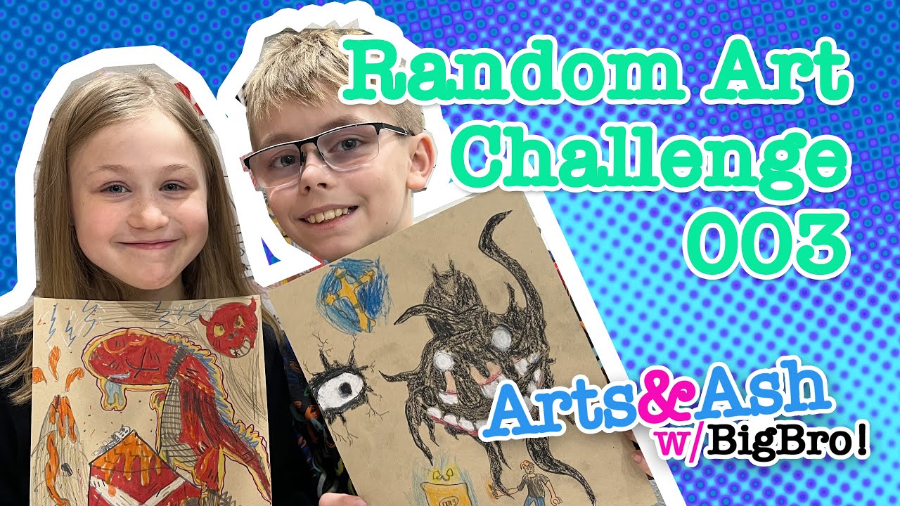 Random Art Challenge 003 Art Swap Youtube
