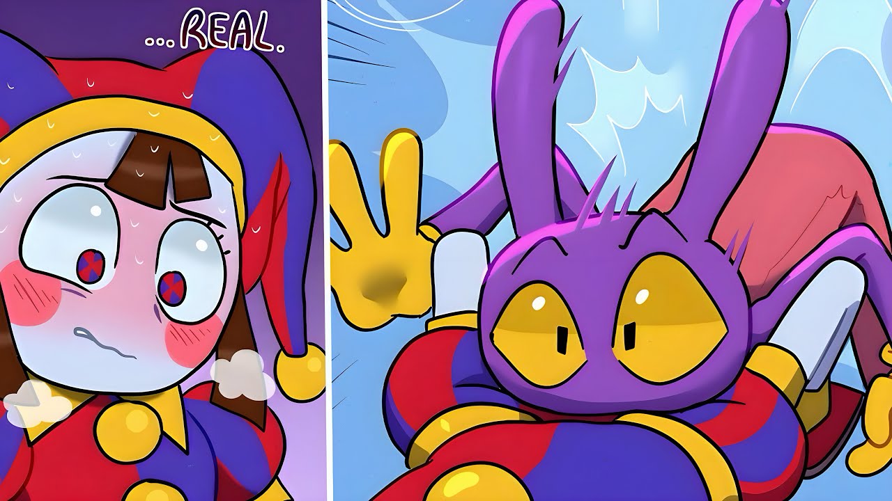 Pomni Feels The Full Force Of Jax Comics Dub The Amazing Digital