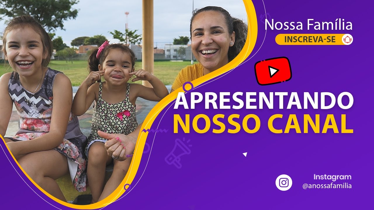 Apresentando Nosso Canal Youtube