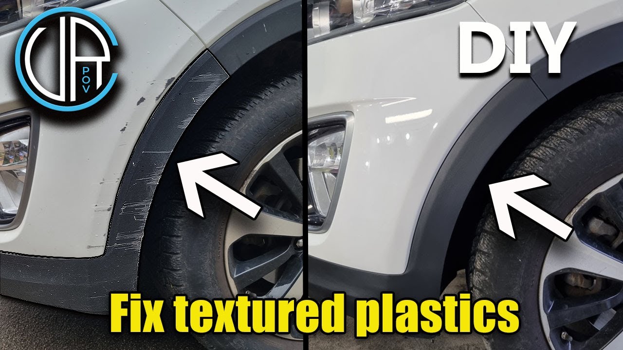 Repair Textured Plastics Very Simple Method Bumper Texture Repair