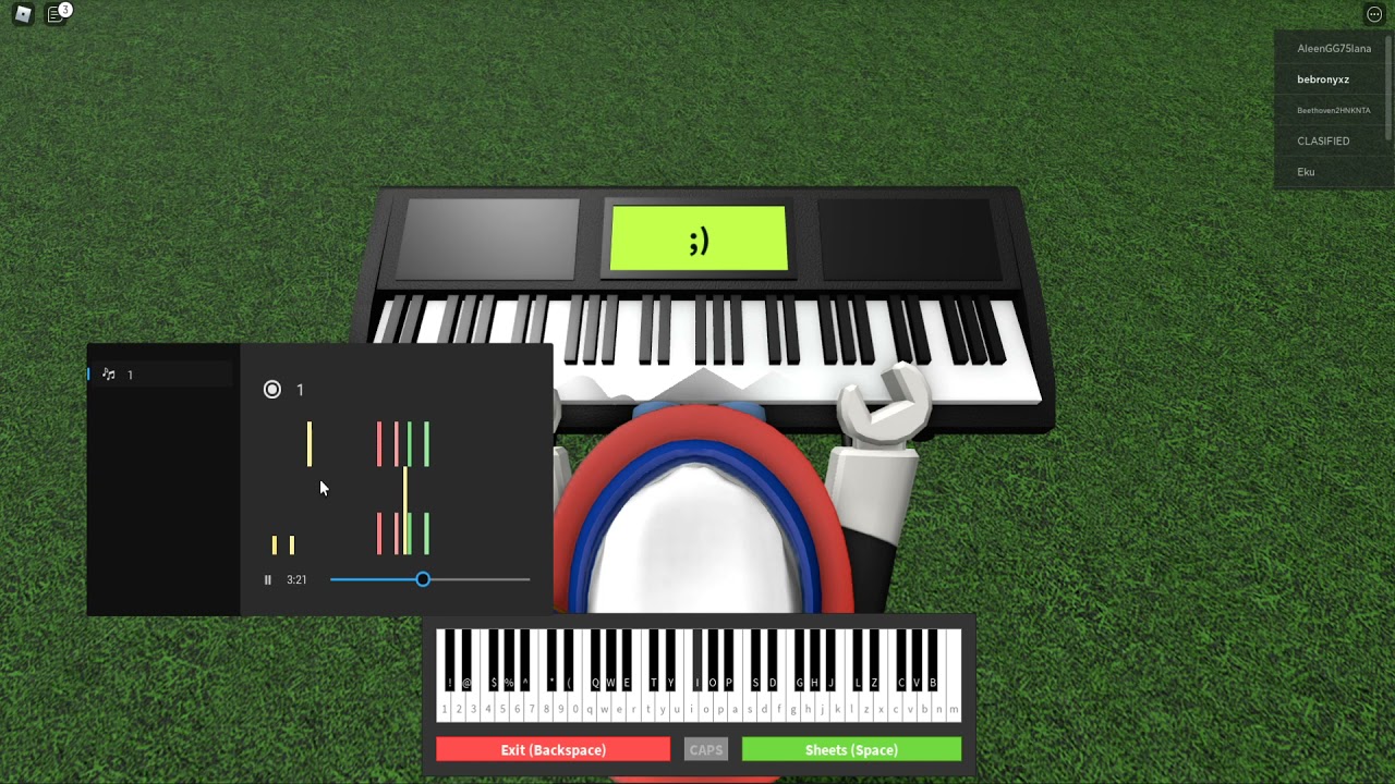 Piano Keyboard V1 1 Script Autoplay Any Midi File Youtube