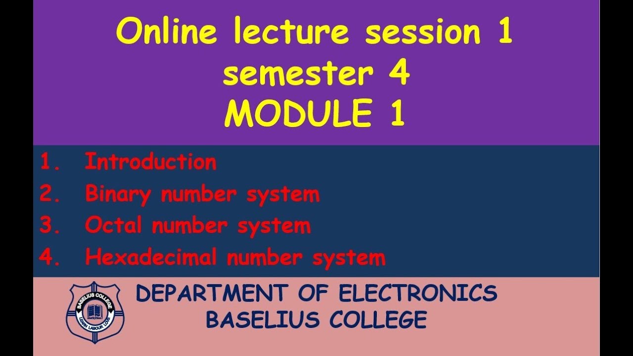 Binary Number System Youtube