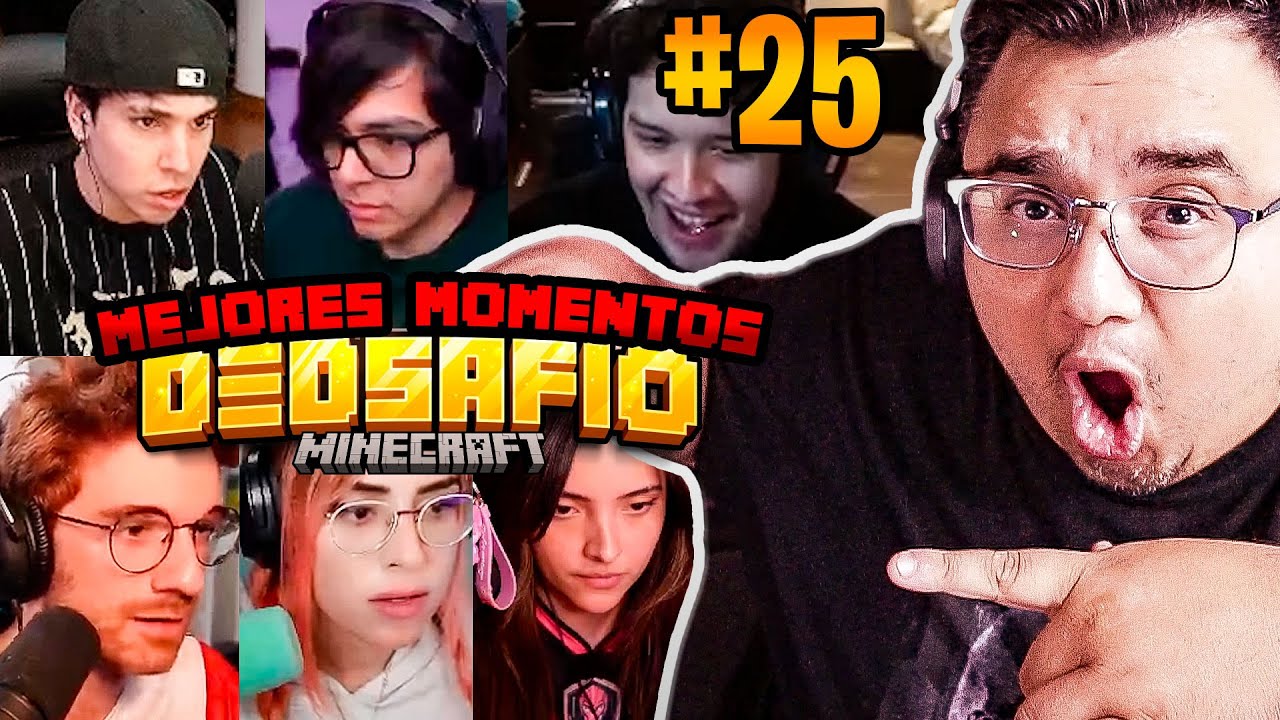 Reaccionando A Mejores Momentos En Dedsafio Minecraft 3 Dia 25 Youtube