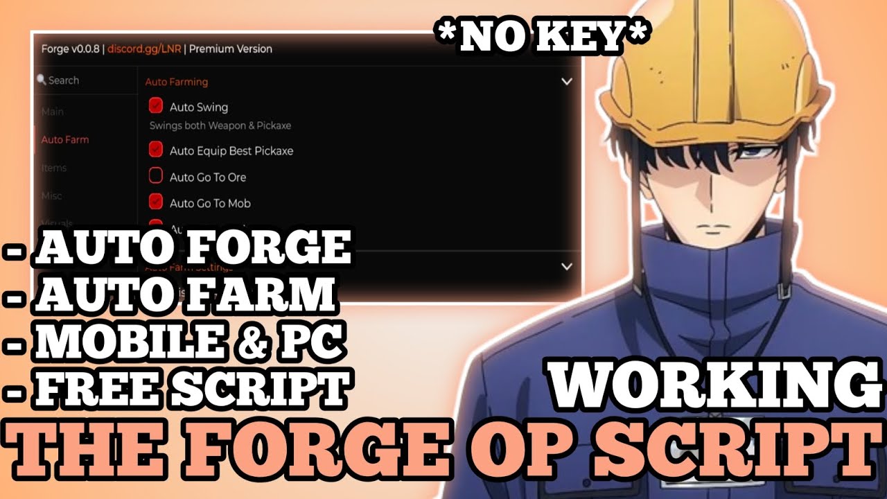 ôøå å The Forge Script No Key Auto Mine Ores Perfect Forge Auto