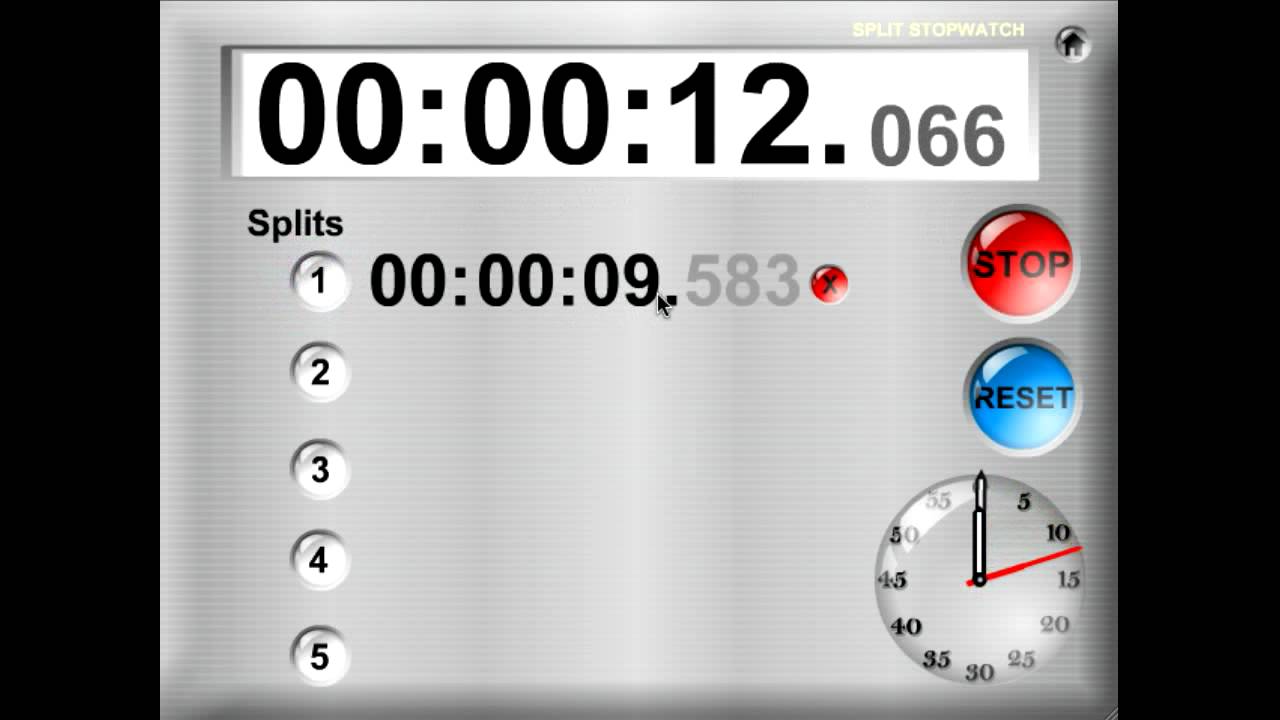 Timertools Demo Split Stopwatch Youtube