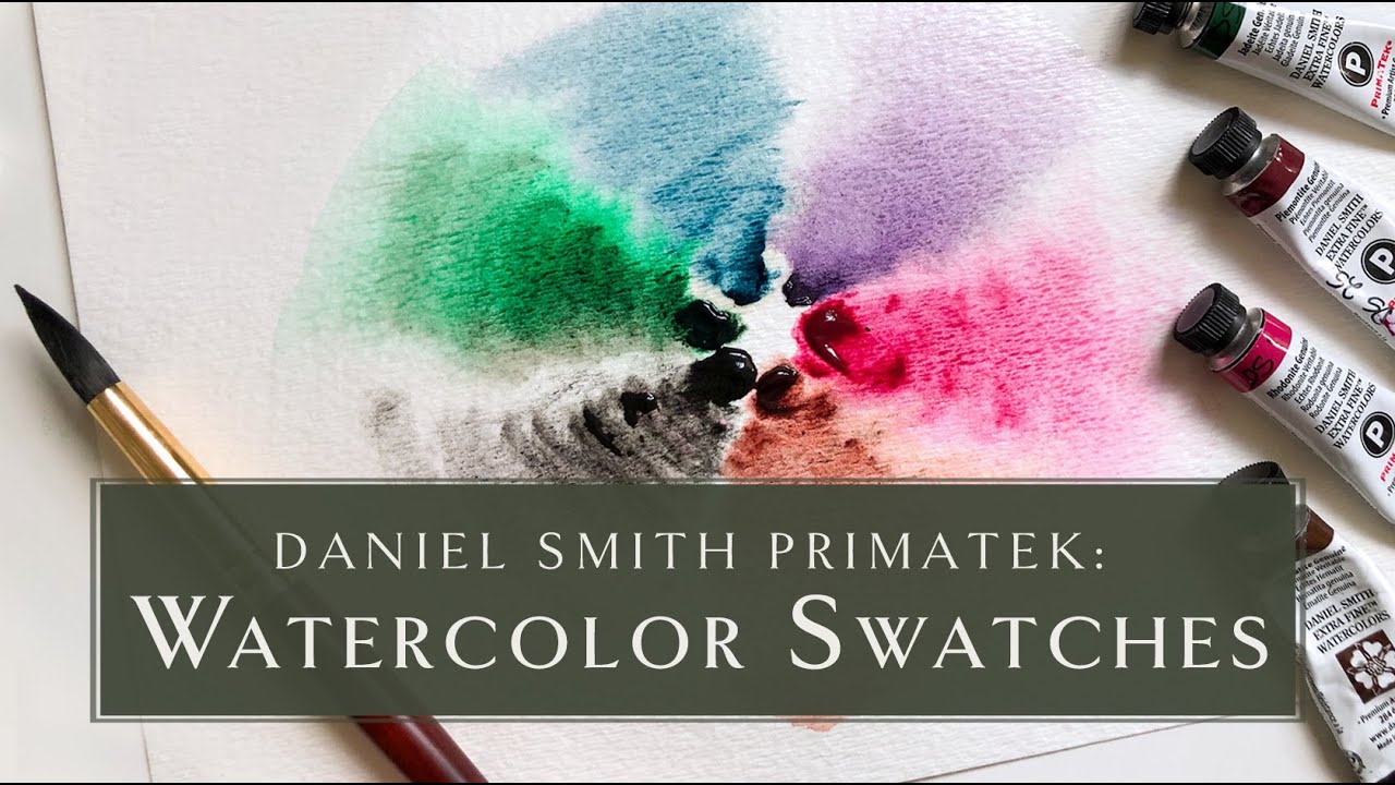 Daniel Smith Primatek Set Watercolor Swatch Video Youtube