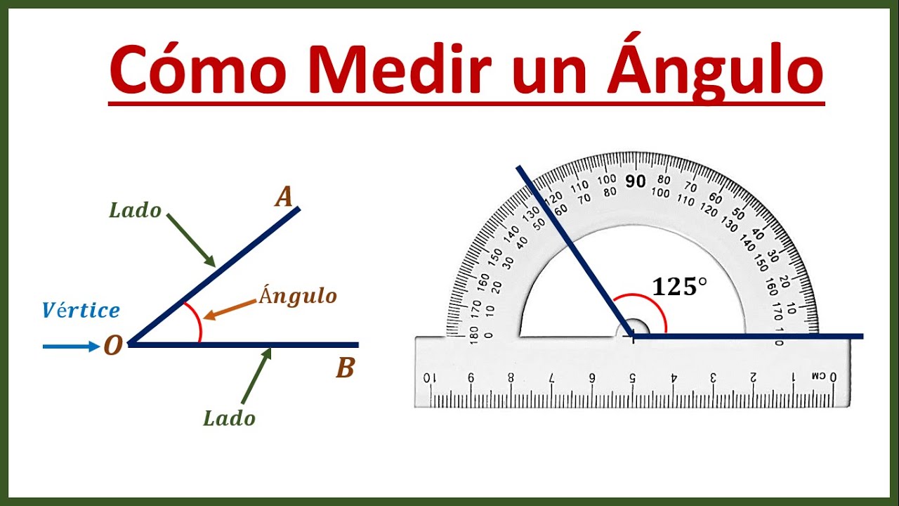 Como Dibujar Un Angulo Como Medir ángulos Fácil Y Muy Practico