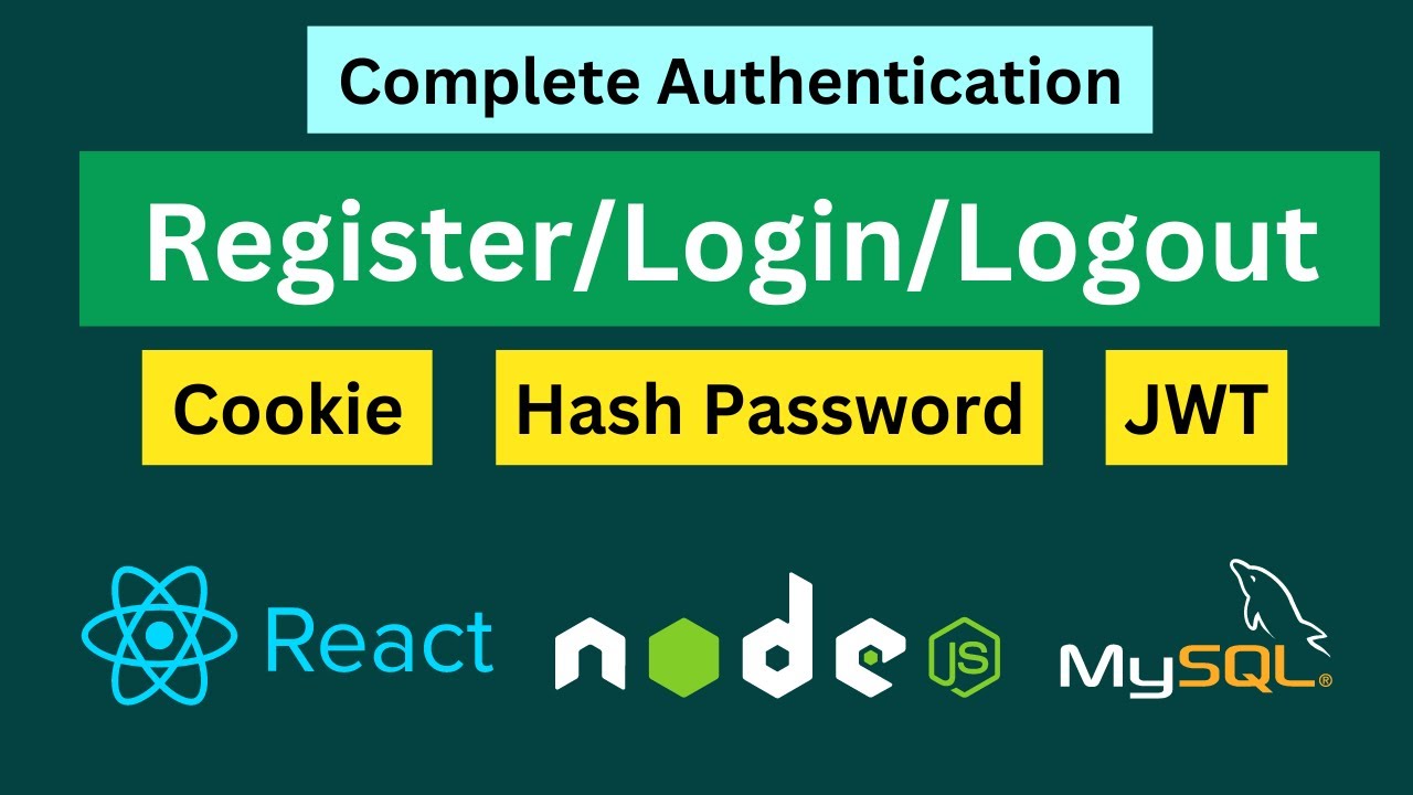 Build A Full Stack Authentication App With React Node Express Mysql