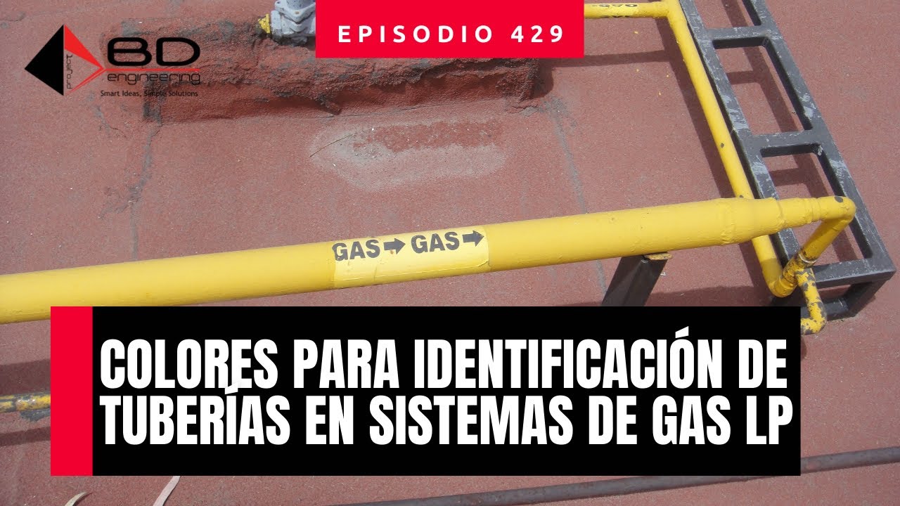 Colores Para Identificación De Tuberías En Sistemas De Gas Lp Youtube