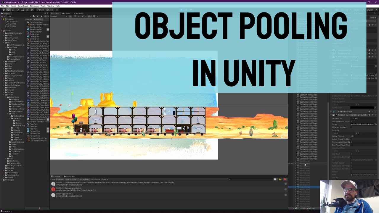 Object Pooling In Unity Refactoring A Real Game Youtube