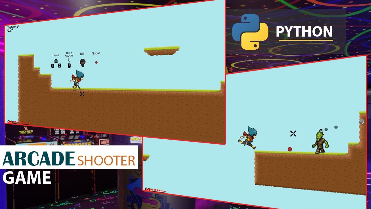 Arcade Style Shooter Game Python Python Project Youtube