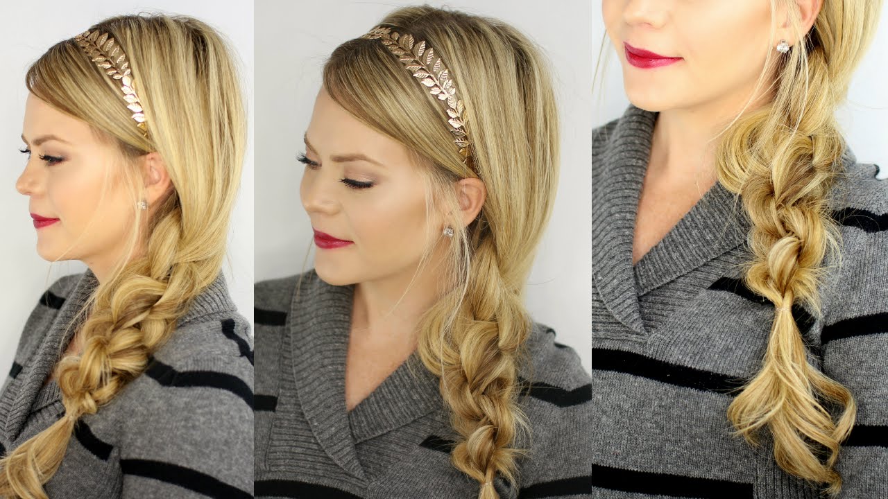 Knotted Side Braid Youtube