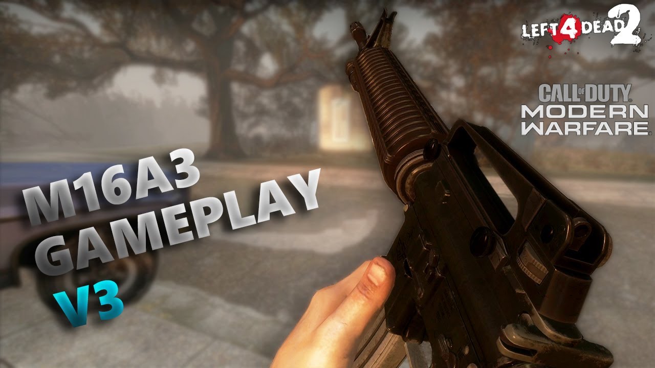 L4d2 High Quality M16 Mod Gameplay Youtube