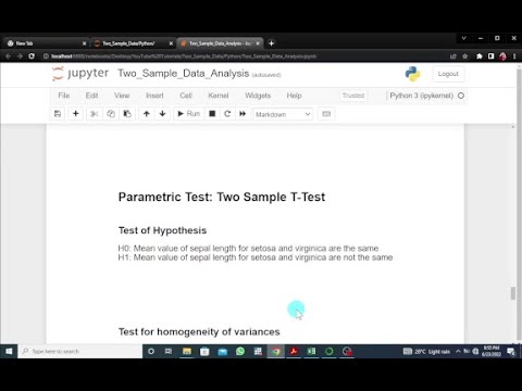 Two Sample Data In Python Two Sample T Test Mann Whitney U Test
