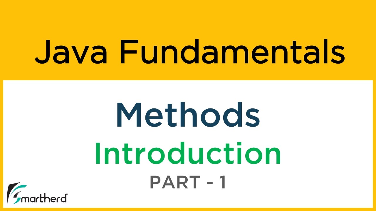 Java Tutorial For Beginners Methods And Functions Part 1 8 1 Youtube