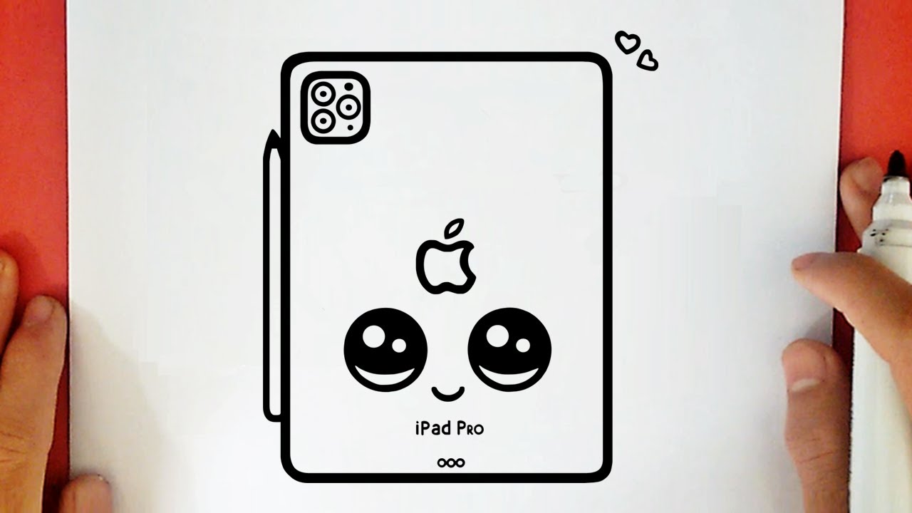 How To Draw A Cute Ipad Pro Youtube