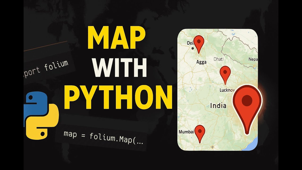 Create Interactive Maps With Python Geo Visualization Tutorial Youtube