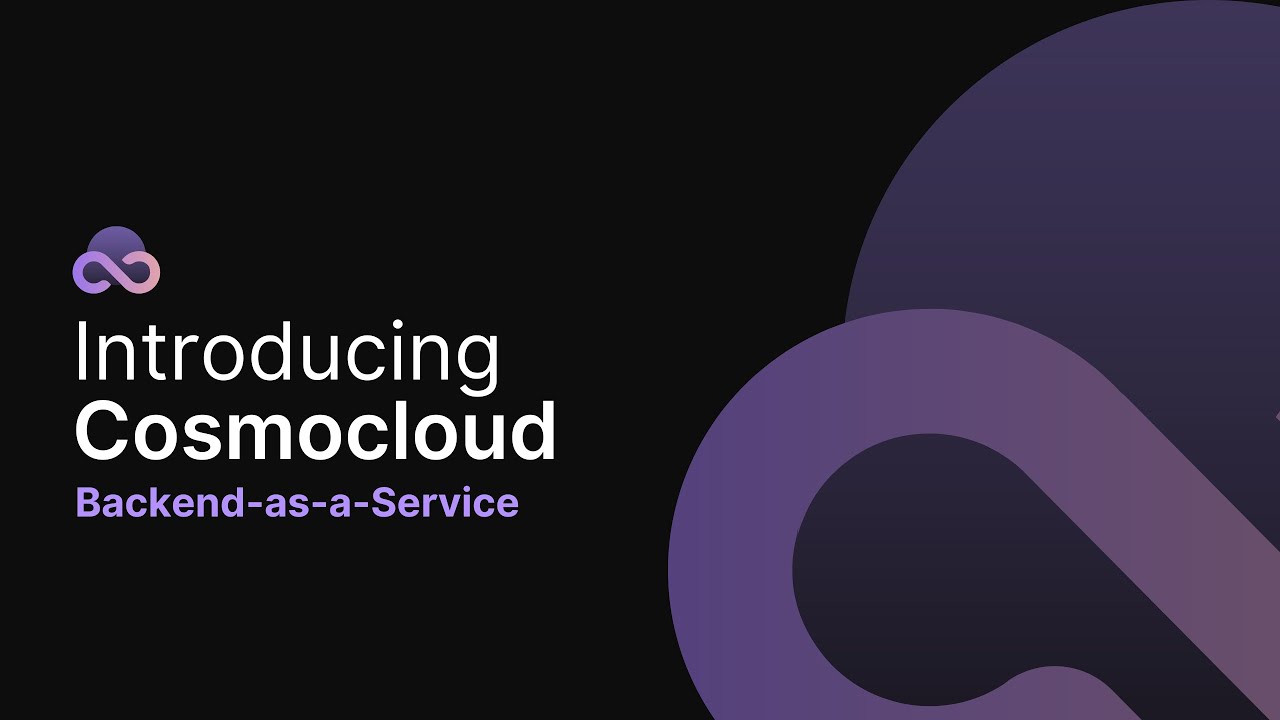 Cosmocloud Teaser Youtube
