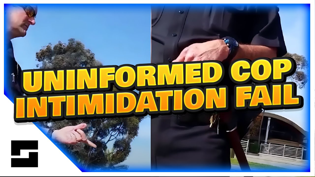 Un Informed Cop Educated Intimidation Fail Youtube